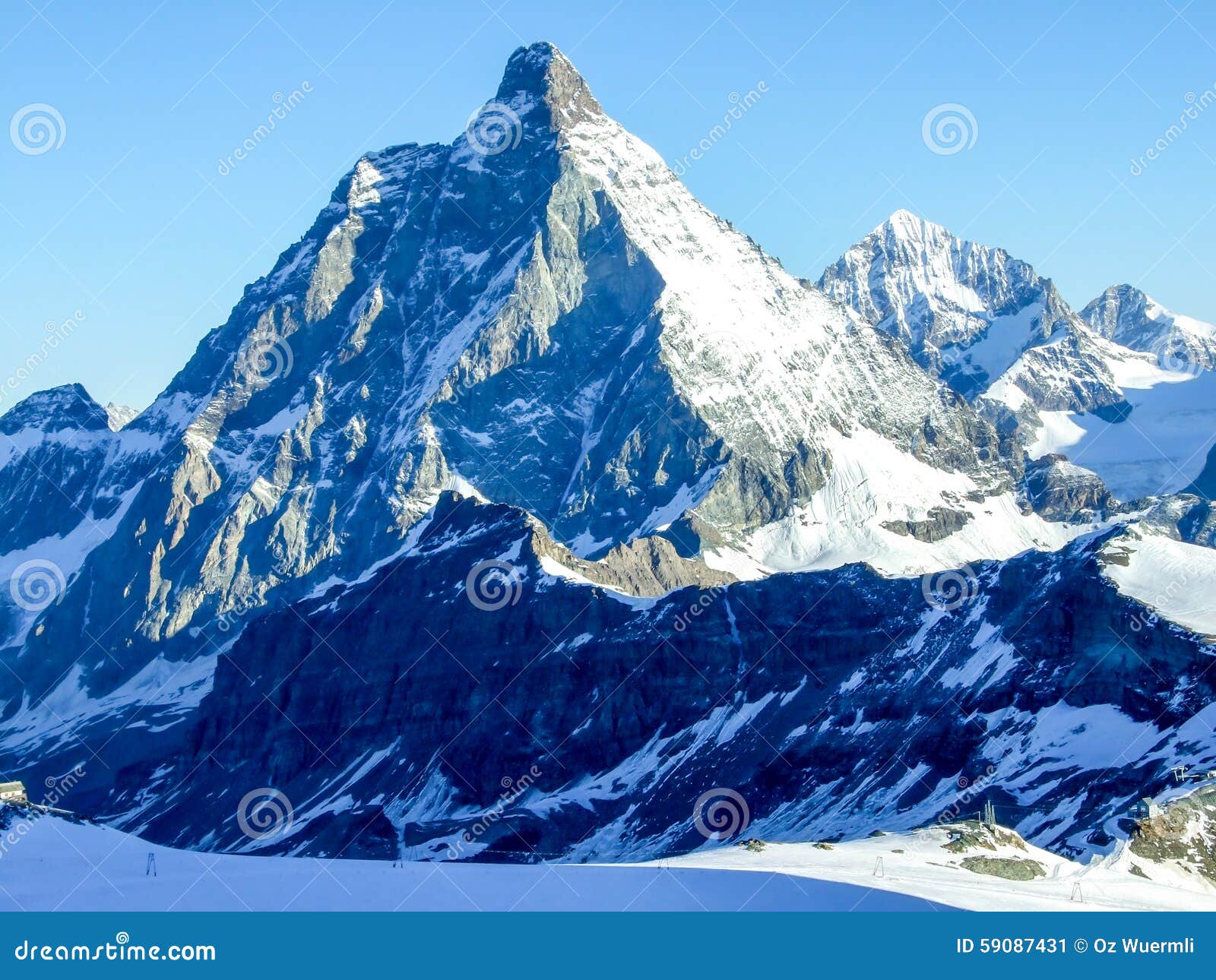 Mt. Matterhorn in the Morning Stock Image - Image of alps, summit: 59087431