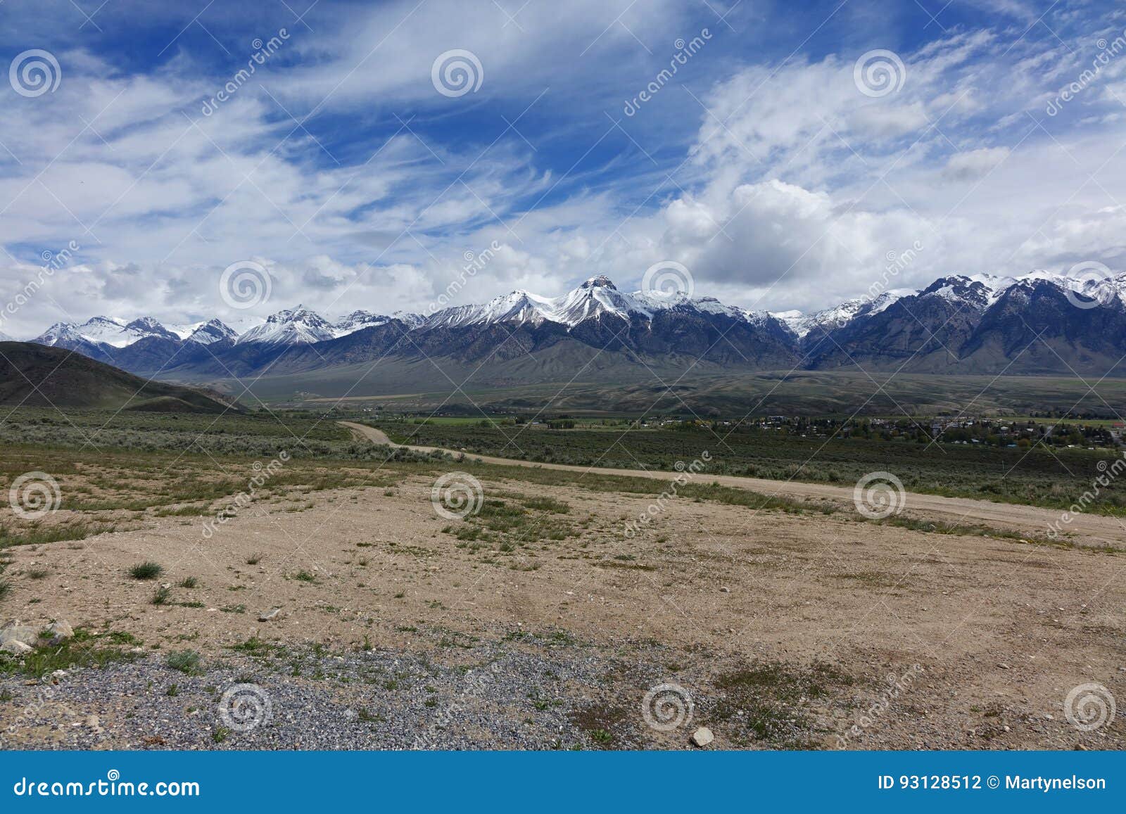 Mt. McCaleb - Mackay, Idaho Stock Photo - Image of granite, prairie ...