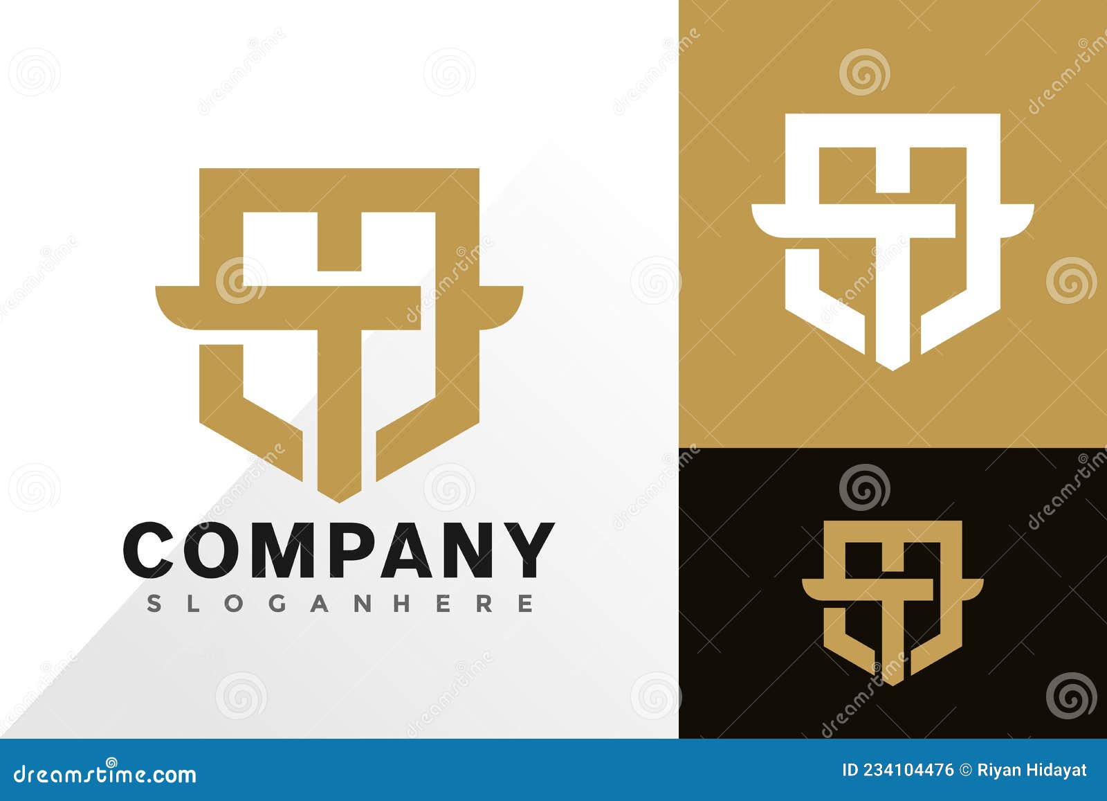 MT Monogram Shield Logo Vector Design. Abstract Emblem, Designs Concept ...