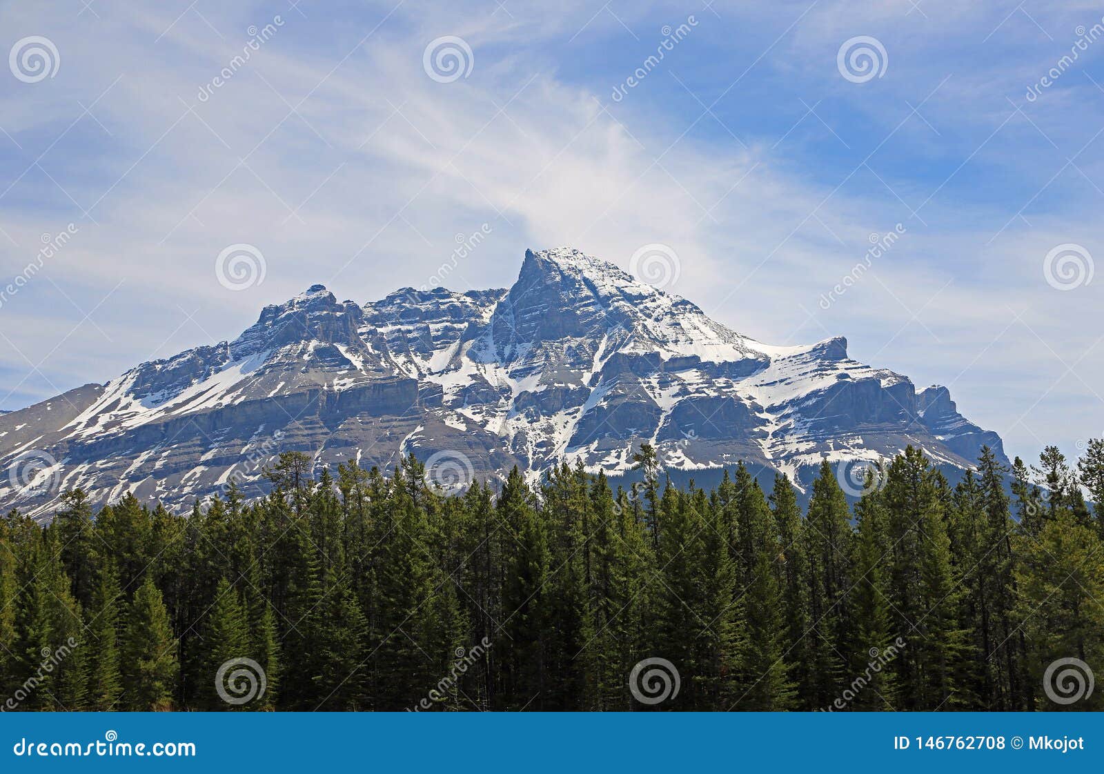 Mt Murchison stock photo. Image of scenery, alberta - 146762708