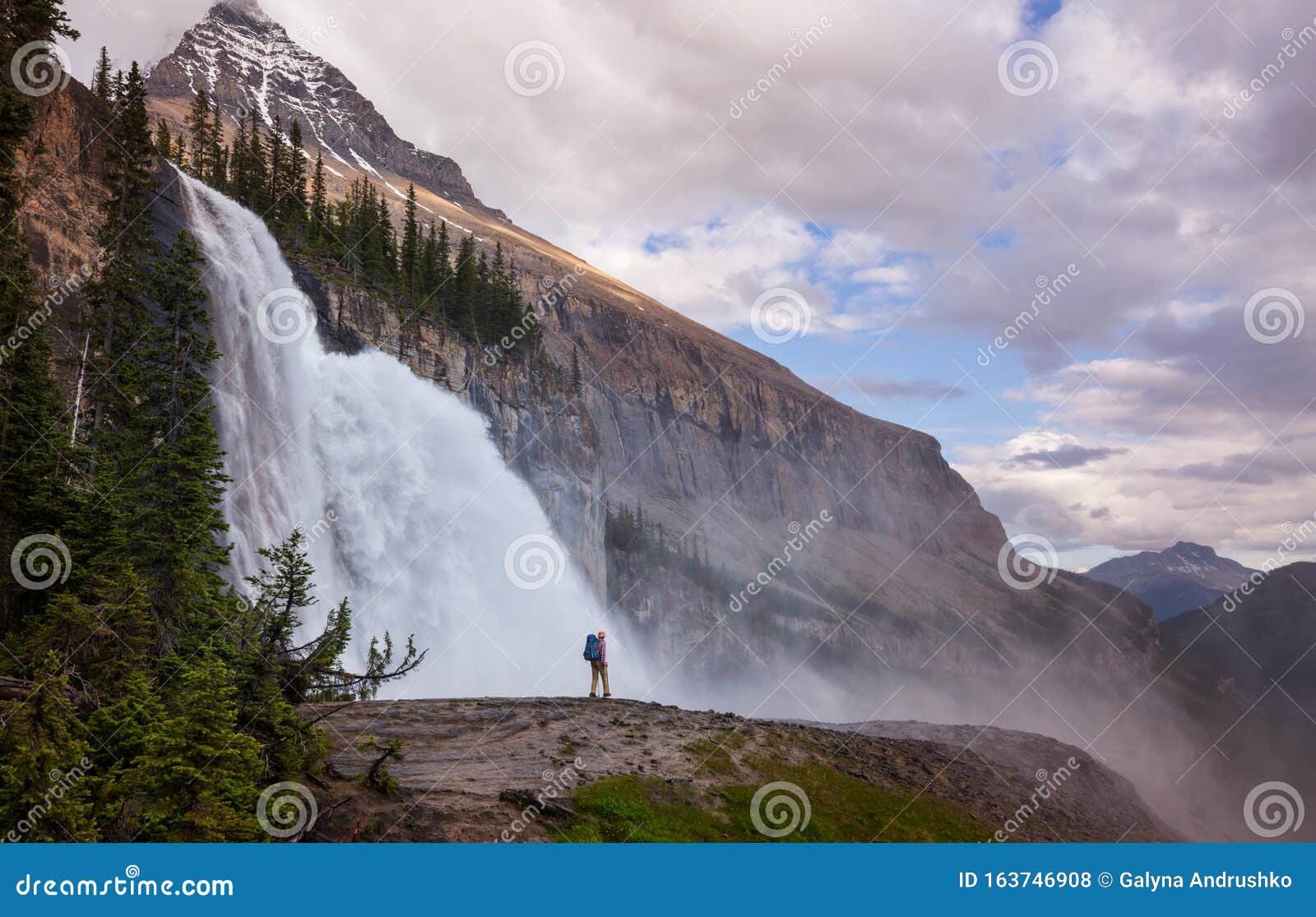 Mt Robson stock photo. Image of famous, british, fall - 163746908