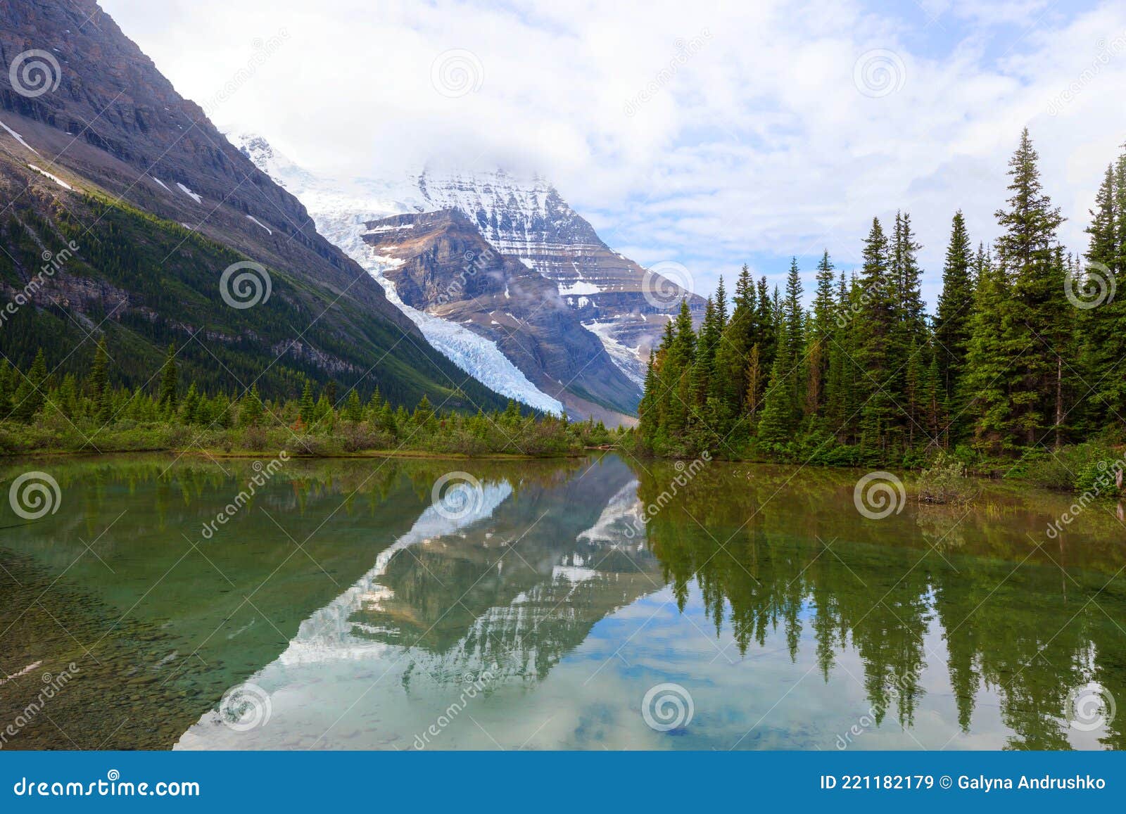 Mt Robson stock image. Image of park, nature, climbing - 221182179