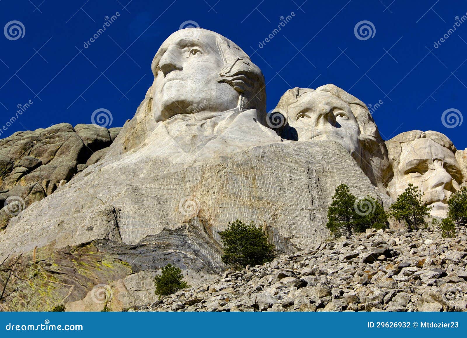 Mt. Rushmore Monument, Washington, Jefferson, Roosevelt Stock Photo ...
