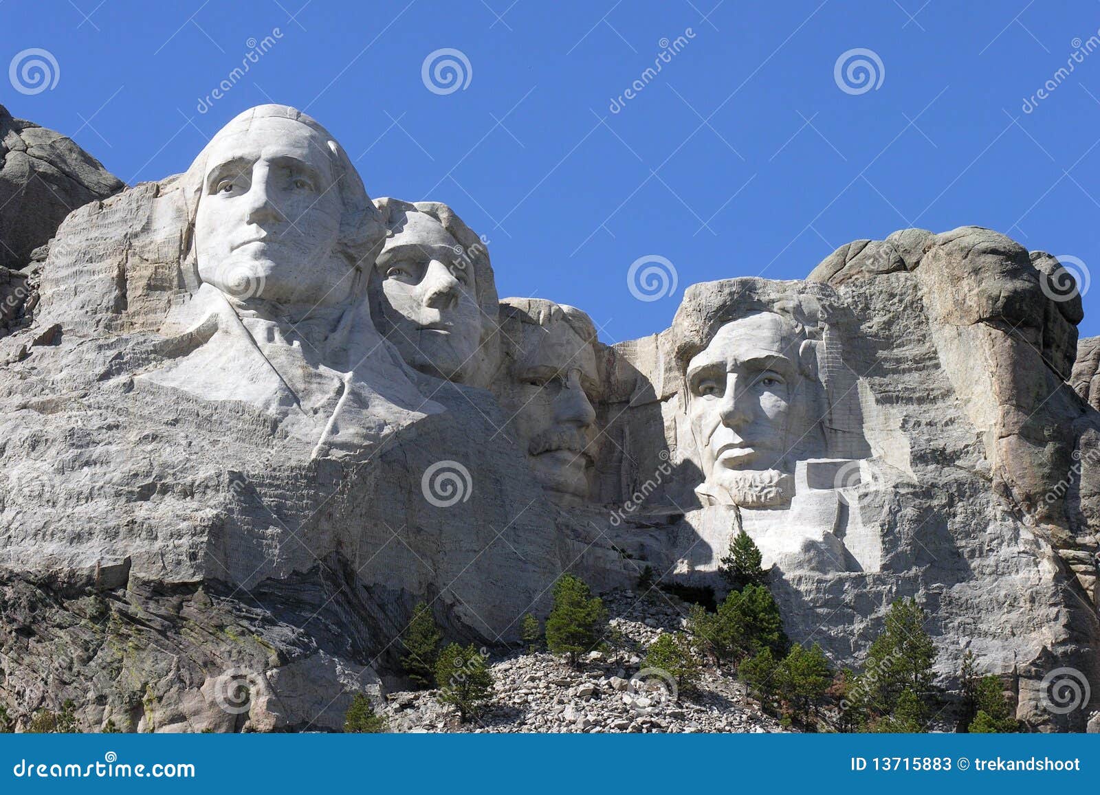 Mt. Rushmore National Park stock image. Image of tree - 13715883