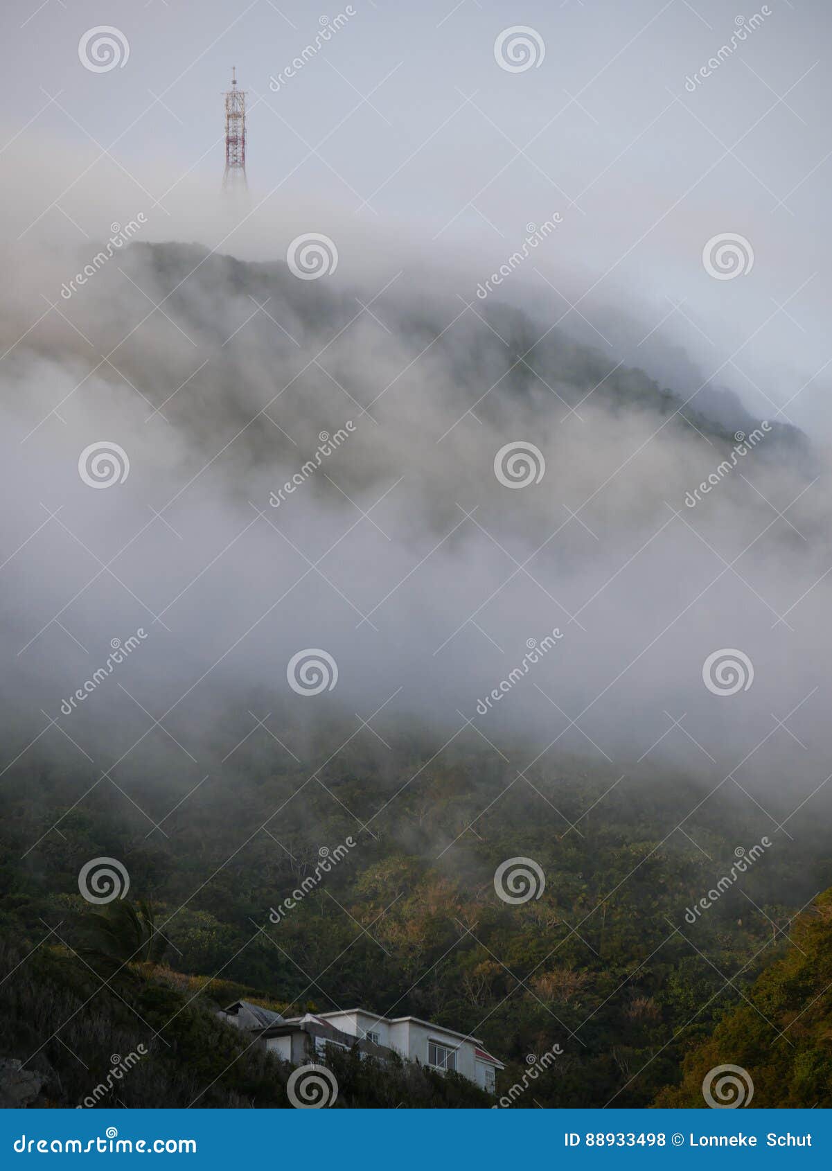 Mt Scenery, Saba stock photo. Image of saba, mountain - 88933498