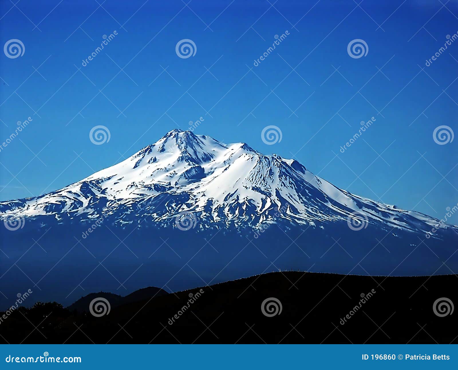 Mt. Shasta stock photo. Image of california, mountainscape - 196860