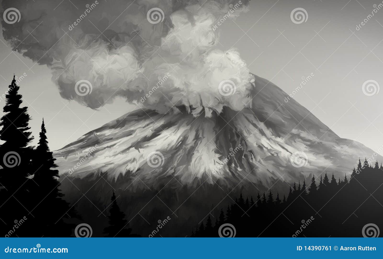 Mt. Saint Helens In Mount St. Helens National Volcanic Monument Located ...