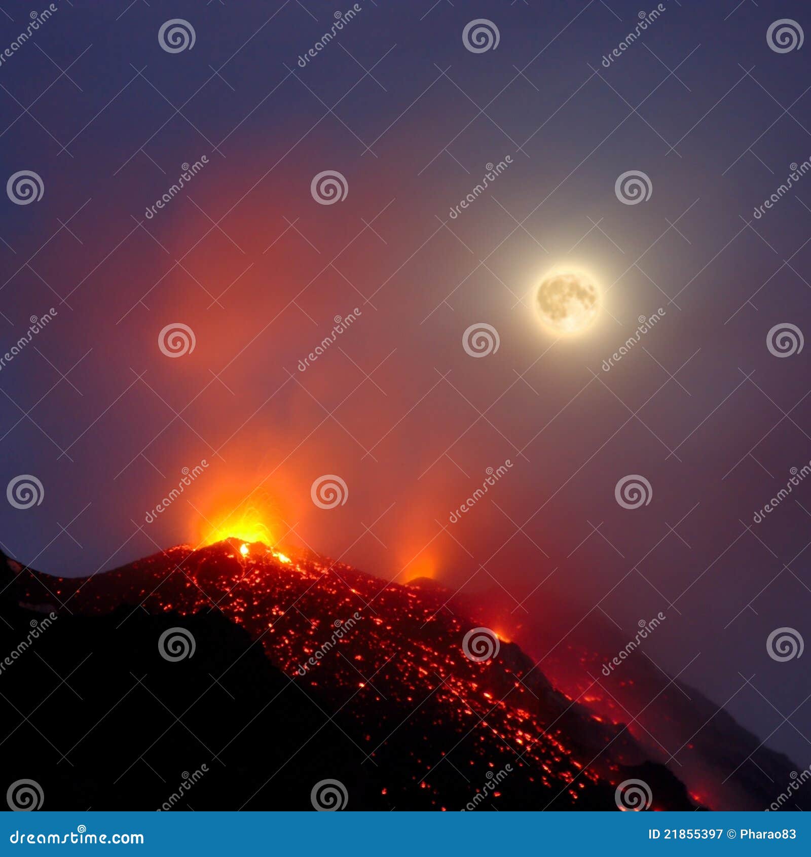 Mt Stromboli Night 2 Stock Photos - Free & Royalty-Free Stock Photos ...