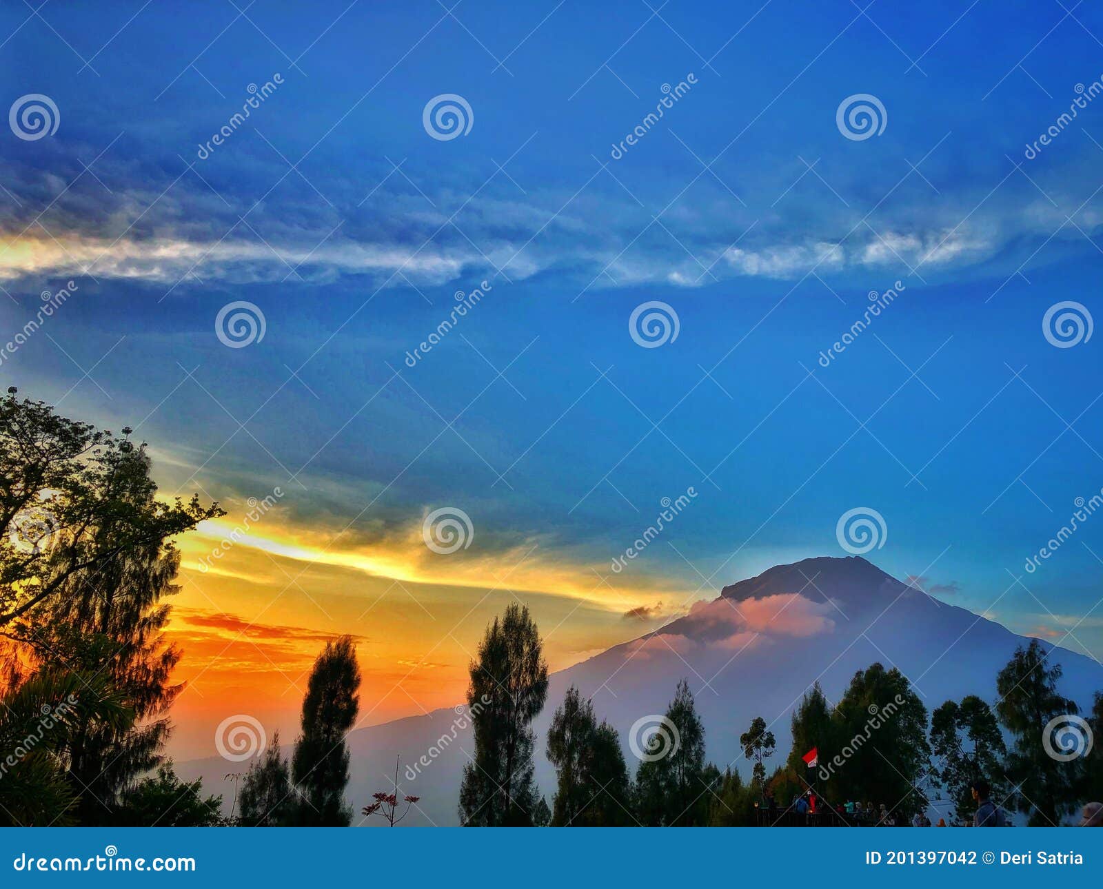 Mt.Sumbing stock photo. Image of scenery, mountain, sumbing - 201397042