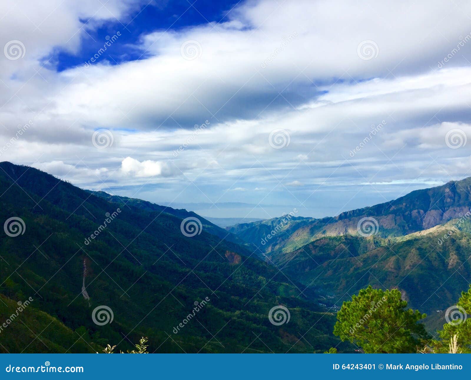Mt Ulap stock image. Image of mountains, mount, cloudy - 64243401