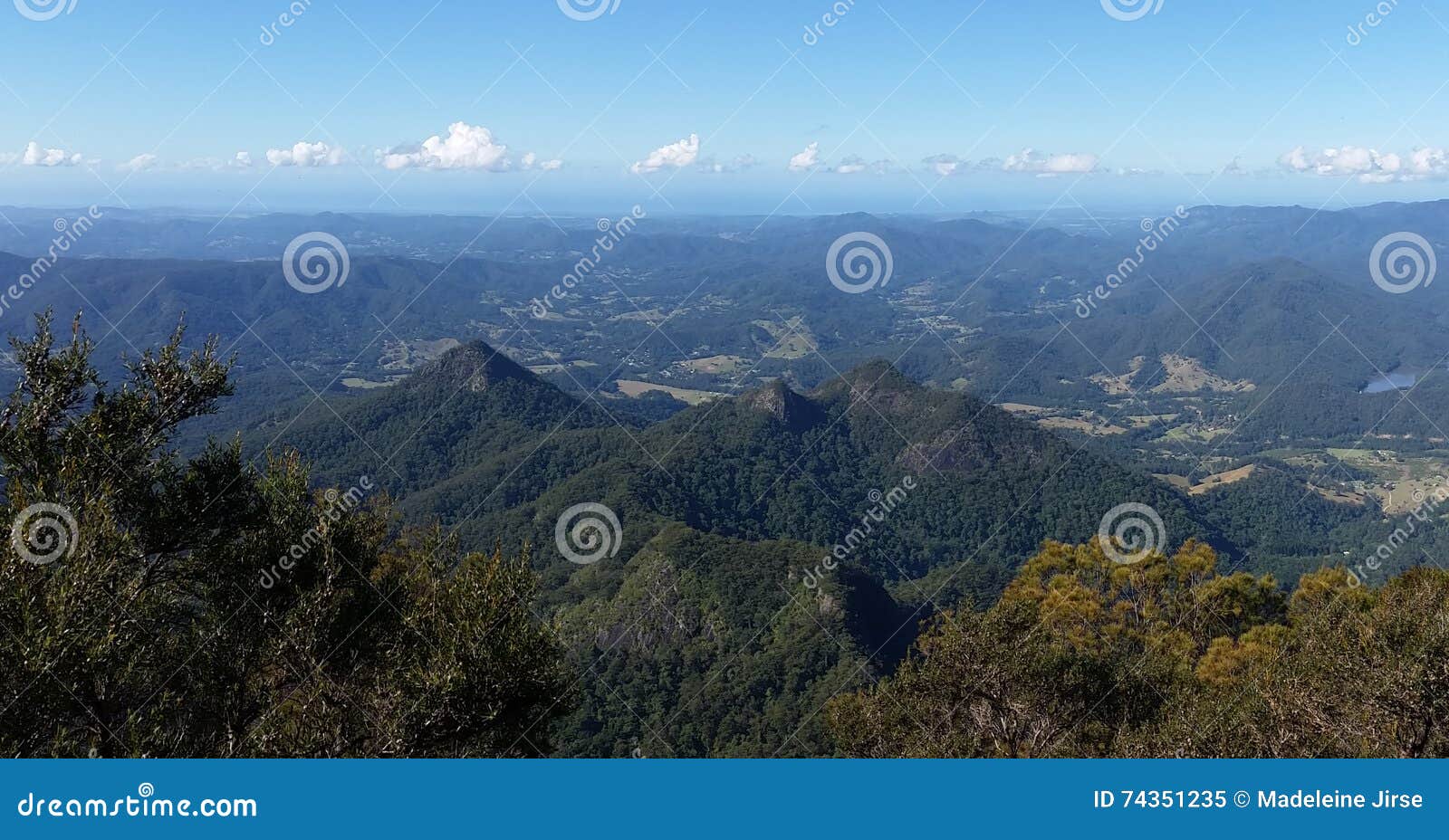 Mt Warning Australia stock image. Image of hill, landscape - 74351235