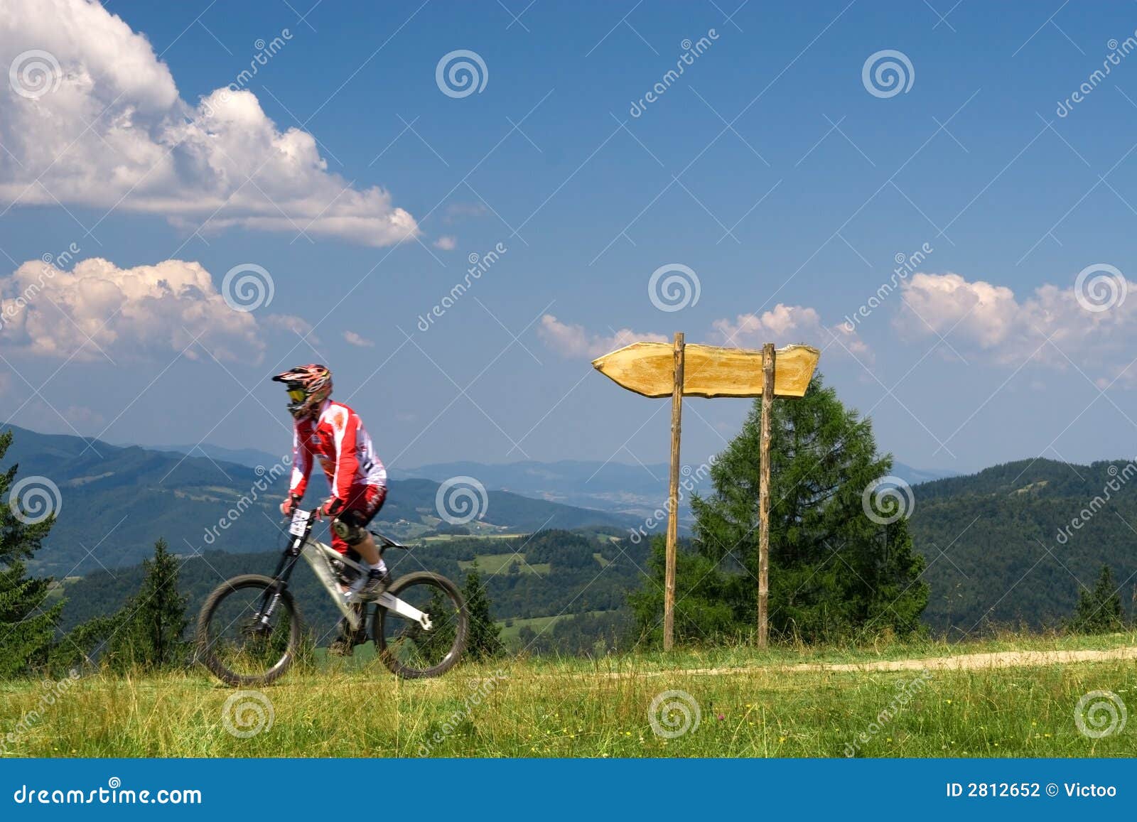 MTB Biker stock photo. Image of male, competition, exploring - 2812652