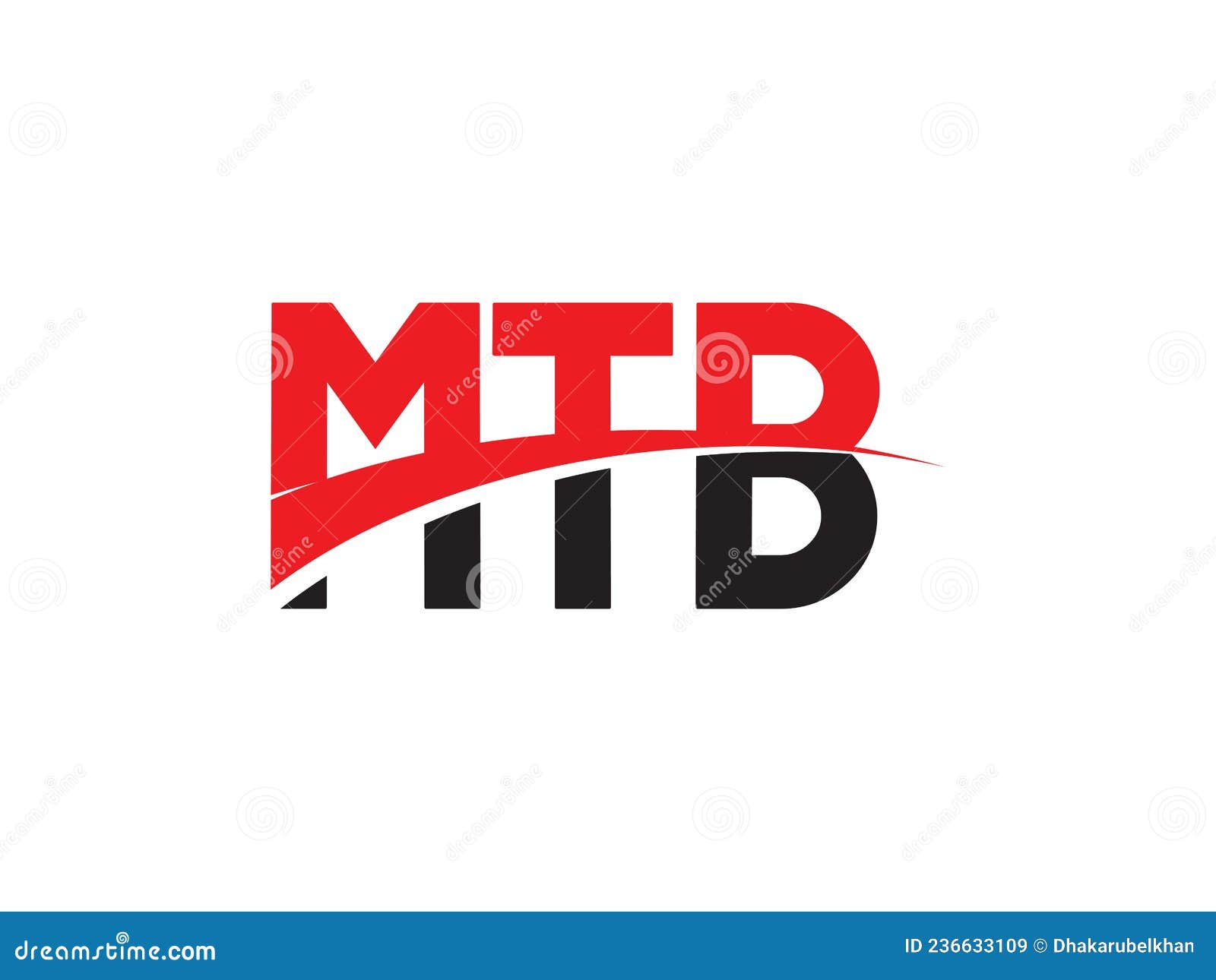 MTB Letter Initial Logo Design Vector Illustration Stock Vector ...