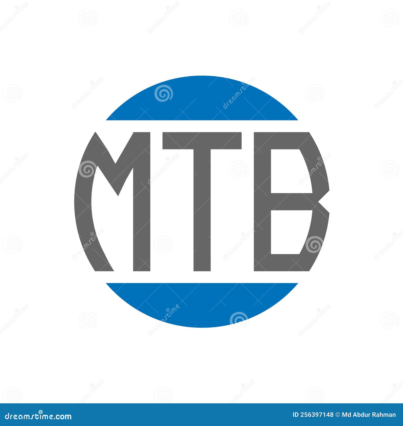 MTB Letter Logo Design on White Background. MTB Creative Initials ...