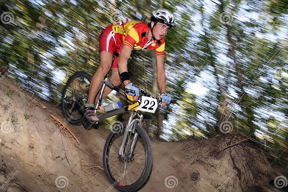 Mtb racer stock photo. Image of descend, excitement, biking - 2250384