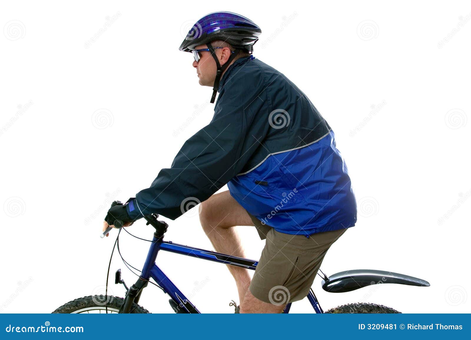 MTB rider side view stock image. Image of lifestyle, exercise - 3209481