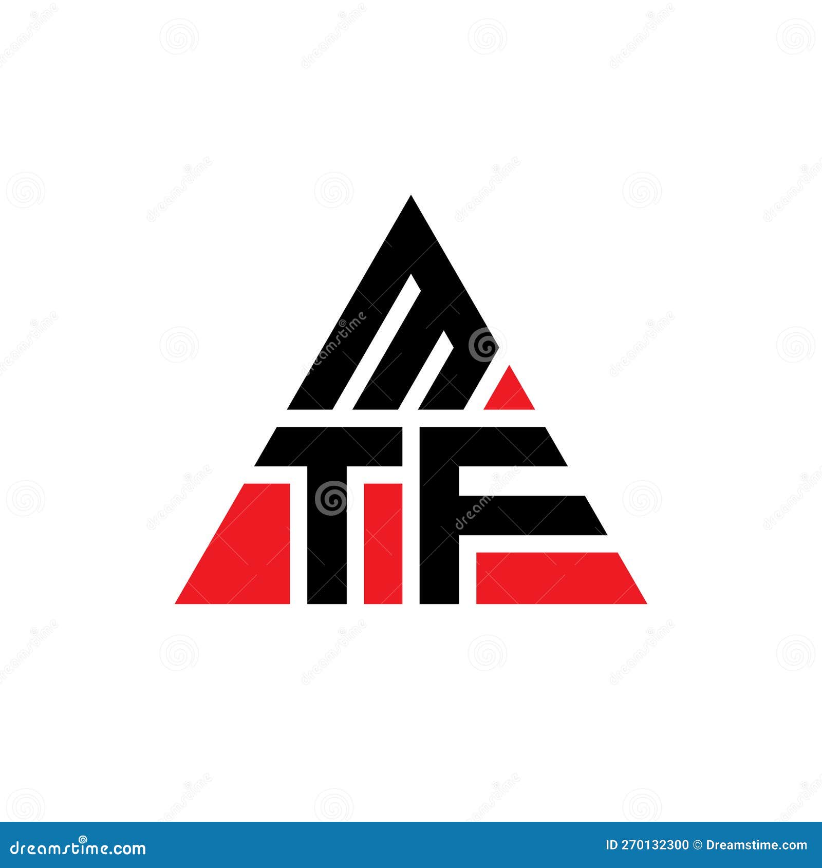 MTF Triangle Letter Logo Design with Triangle Shape. MTF Triangle Logo ...