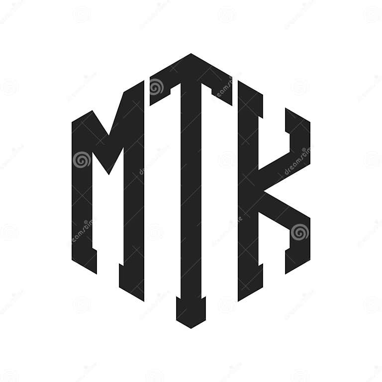 MTK Logo Design. Initial Letter MTK Monogram Logo Using Hexagon Shape ...