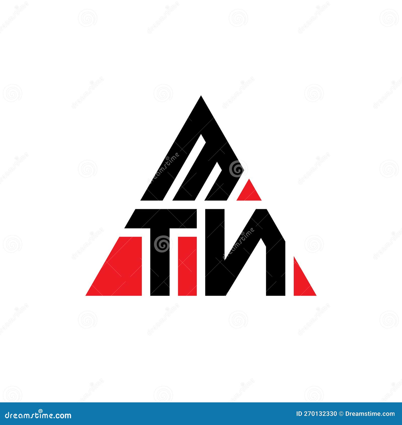 MTN Triangle Letter Logo Design with Triangle Shape. MTN Triangle Logo ...