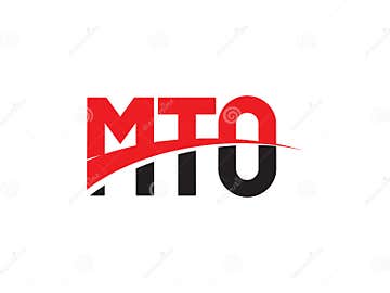 MTO Letter Initial Logo Design Vector Illustration Stock Vector ...