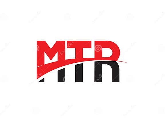 MTR Letter Initial Logo Design Vector Illustration Stock Vector ...