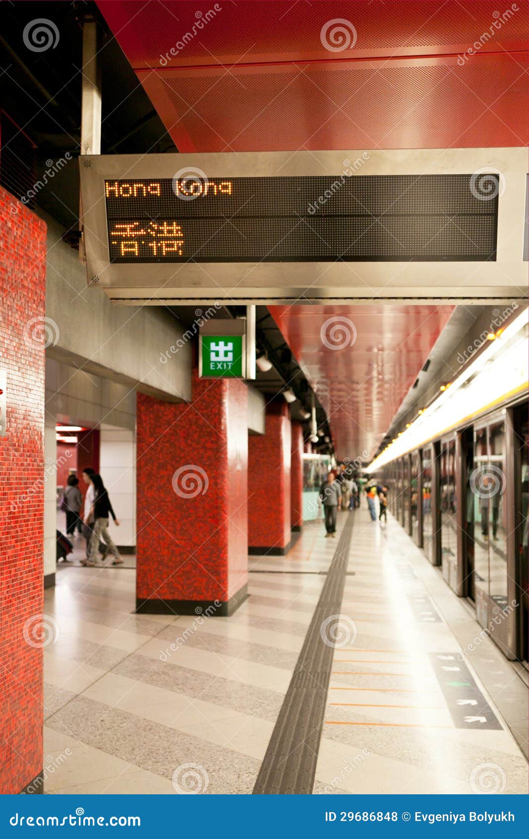 MTR Underground System in Hong Kong Editorial Stock Photo - Image of ...
