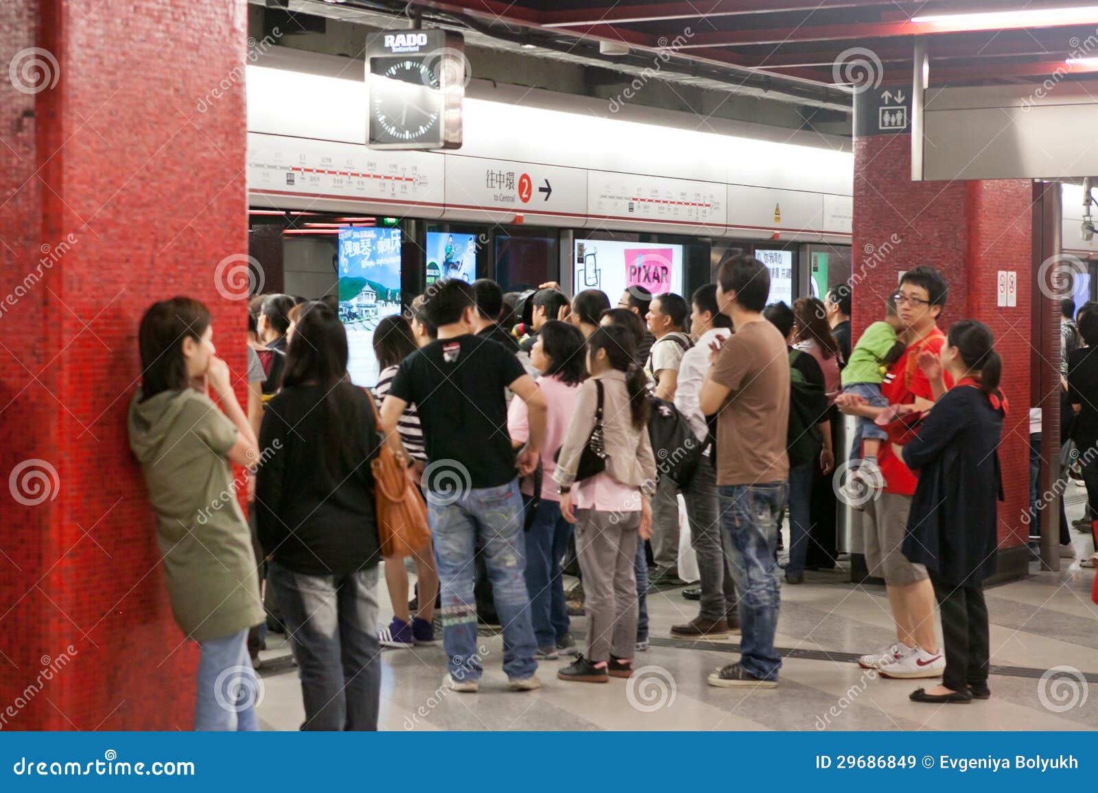 MTR Underground System in Hong Kong Editorial Stock Image - Image of ...
