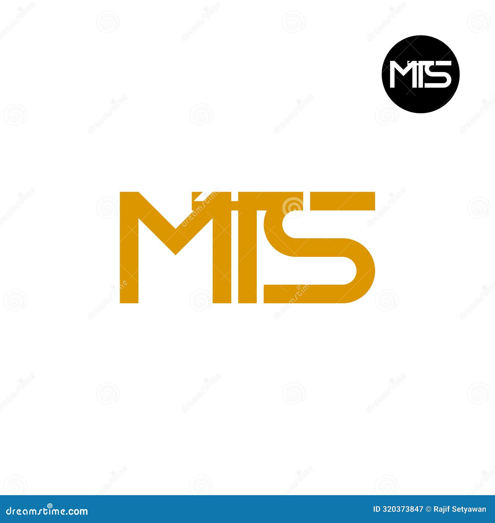 MTS Logo Letter Monogram Design Stock Vector - Illustration of ...