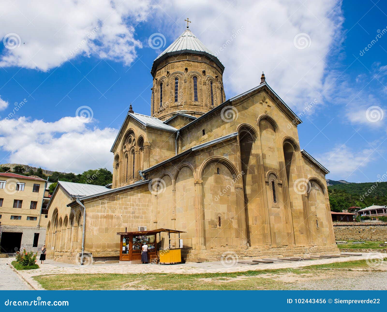 Architecture of Mtsheta, Georgia Editorial Photo - Image of landscape ...
