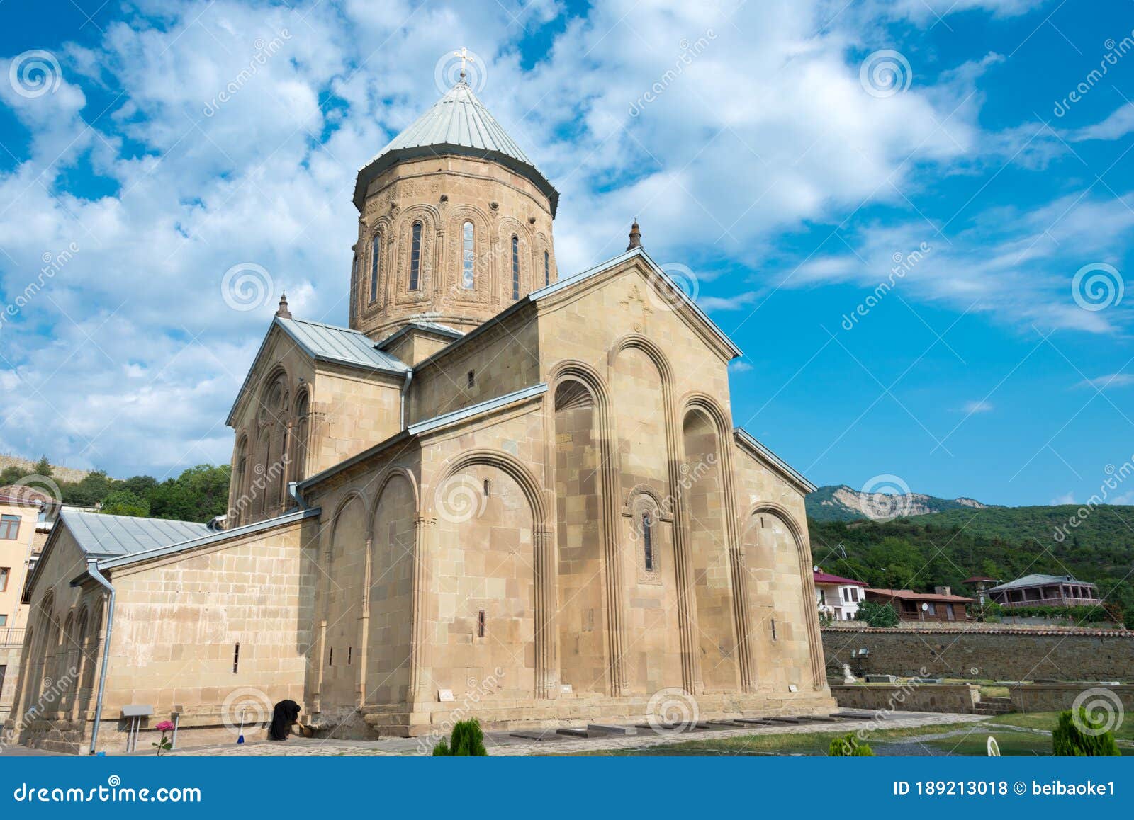 Samtavro Monastery in Mtskheta, Mtskheta-Mtianeti, Georgia. it is Part ...