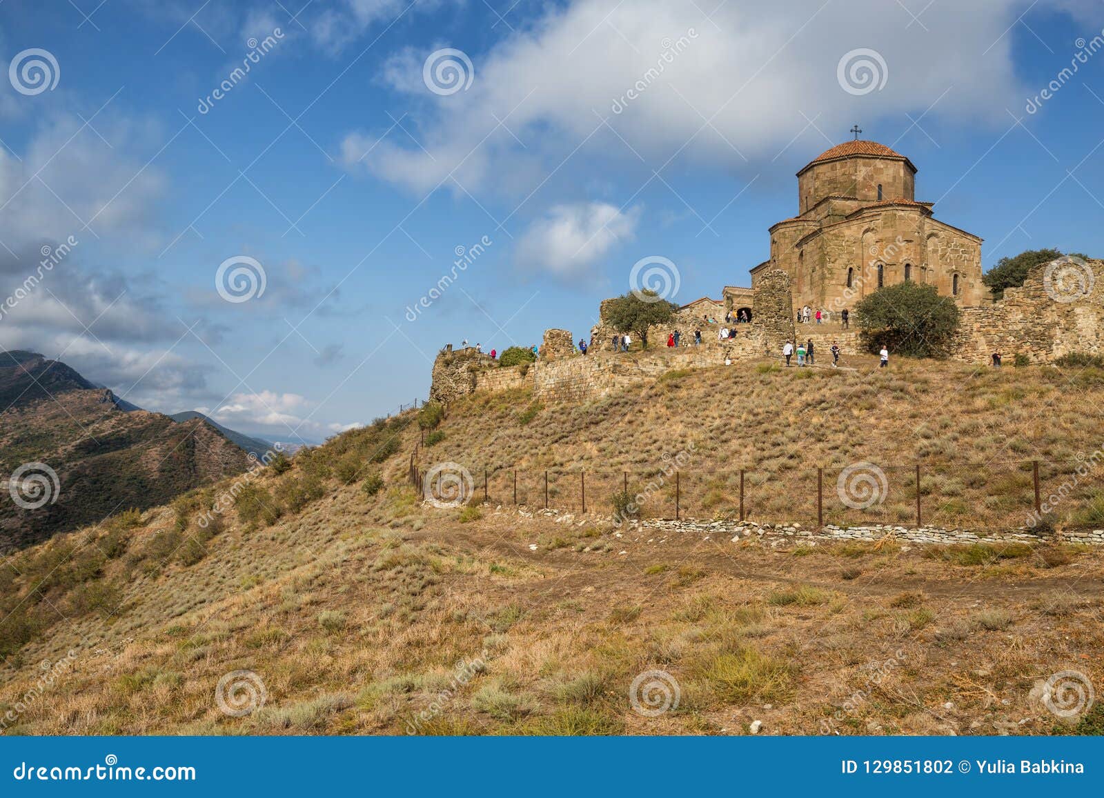 Jvari Monastery editorial photography. Image of georgian - 129851802