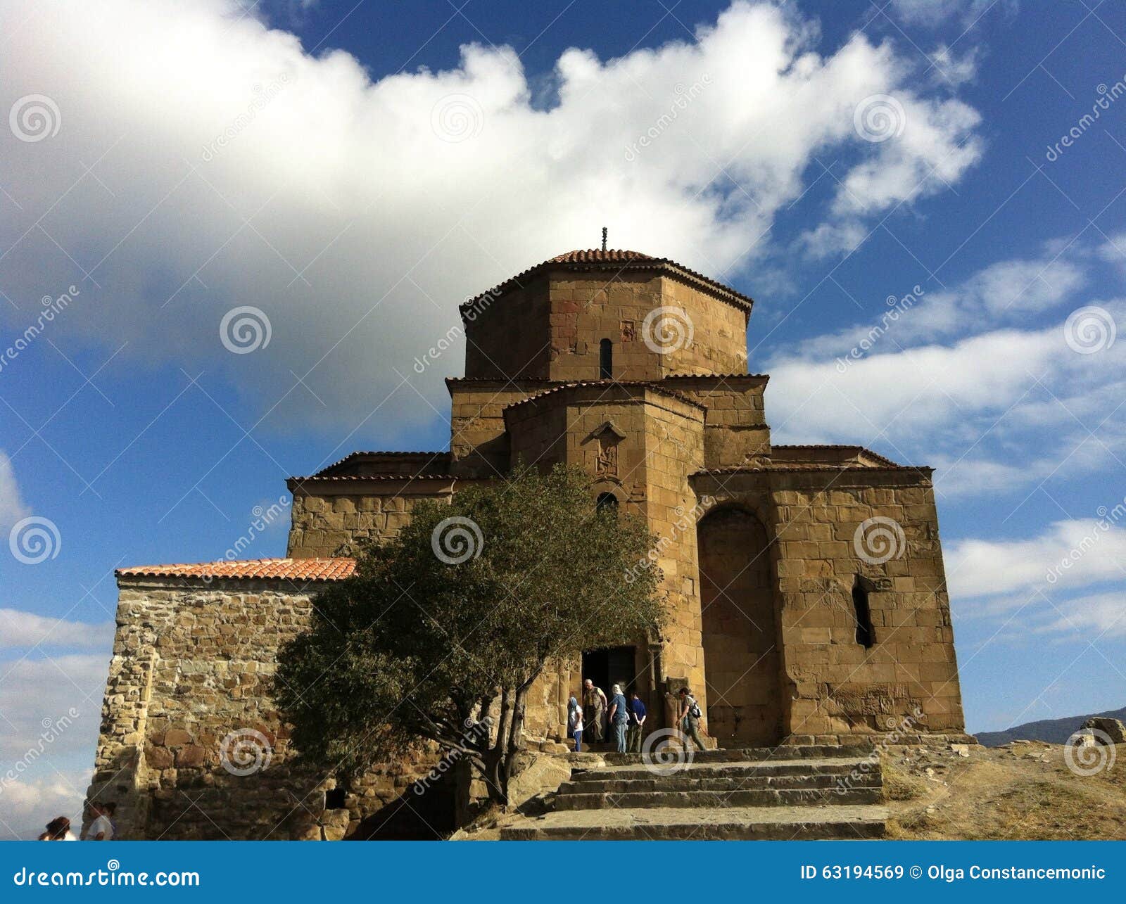 Mtskheta Jvari Monastery stock image. Image of monastery - 63194569