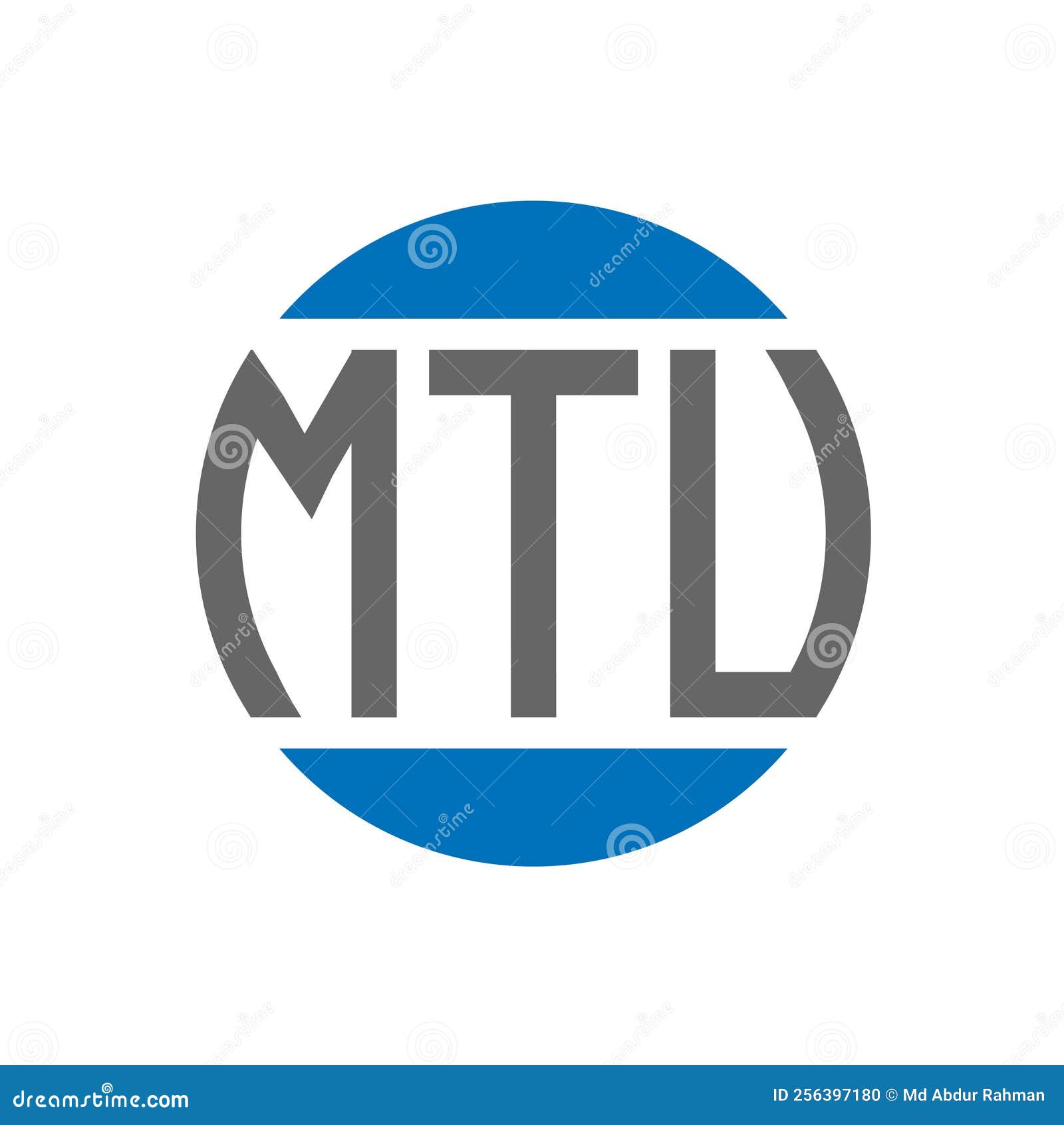 MTU Letter Logo Design On White Background. MTU Creative Initials ...