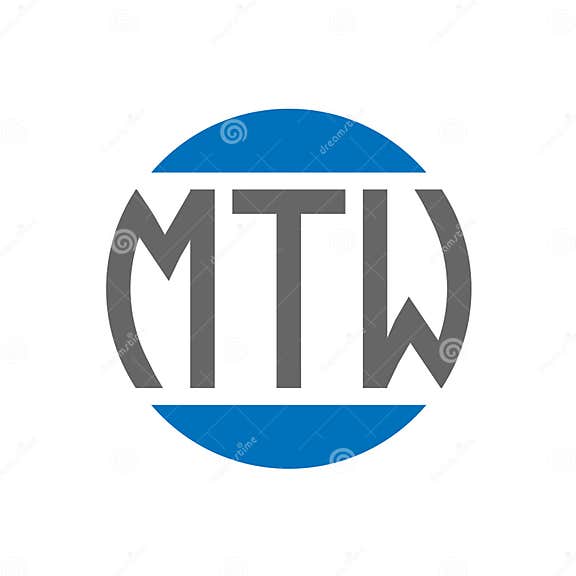 MTW Letter Logo Design on White Background. MTW Creative Initials ...