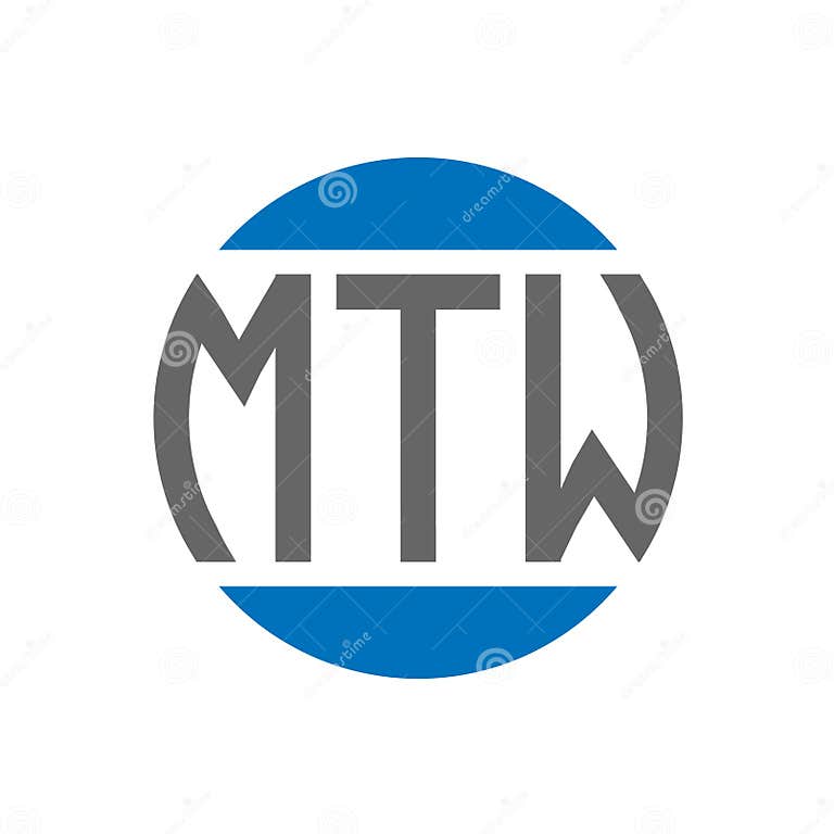 MTW Letter Logo Design on White Background. MTW Creative Initials ...