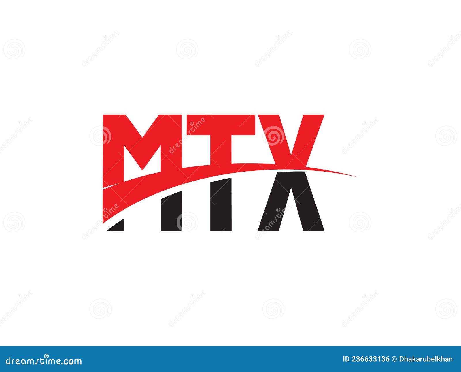 MTX Letter Initial Logo Design Vector Illustration Stock Vector ...