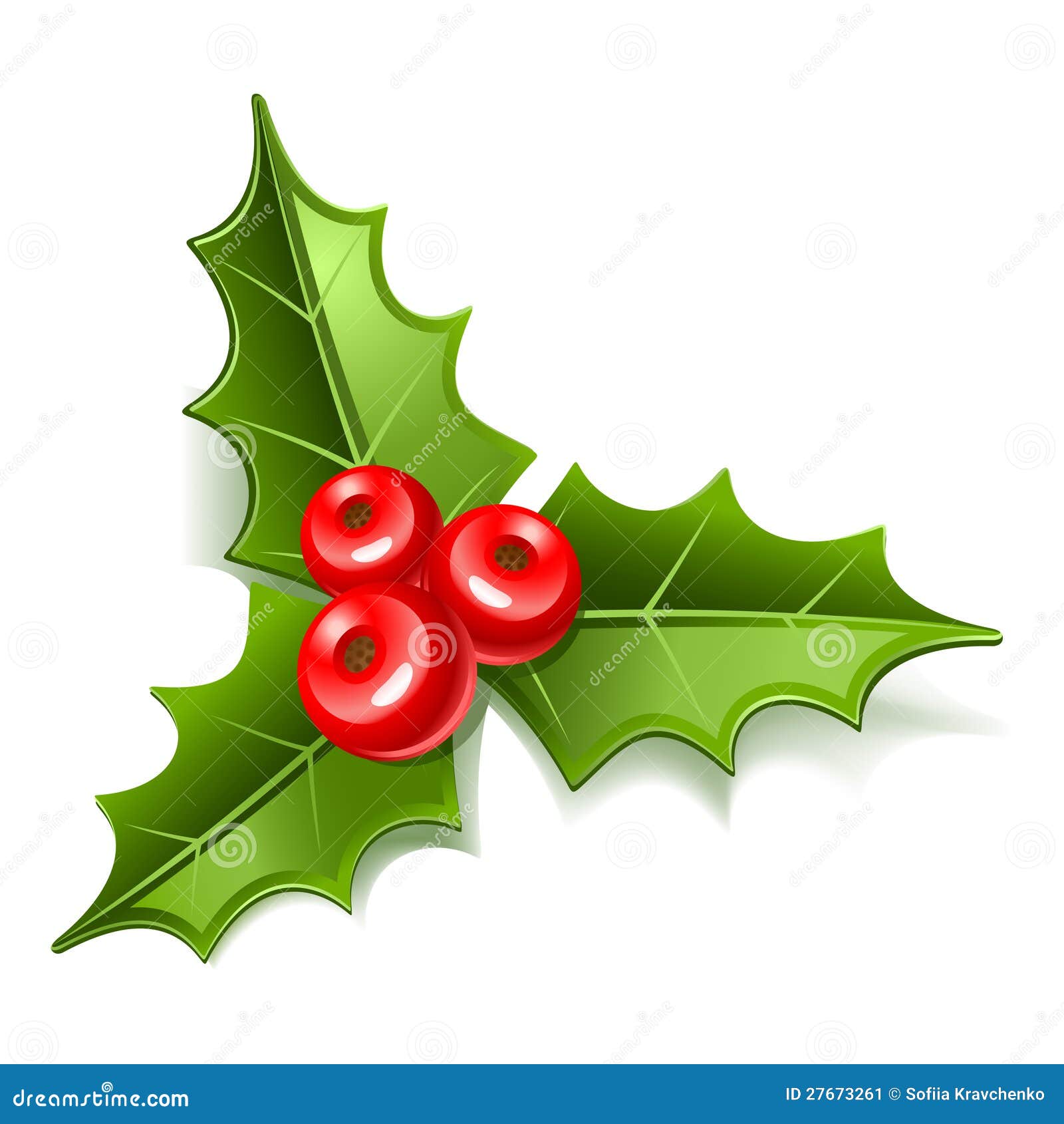 Muérdago ilustración del vector. Ilustración de celebre - 27673261