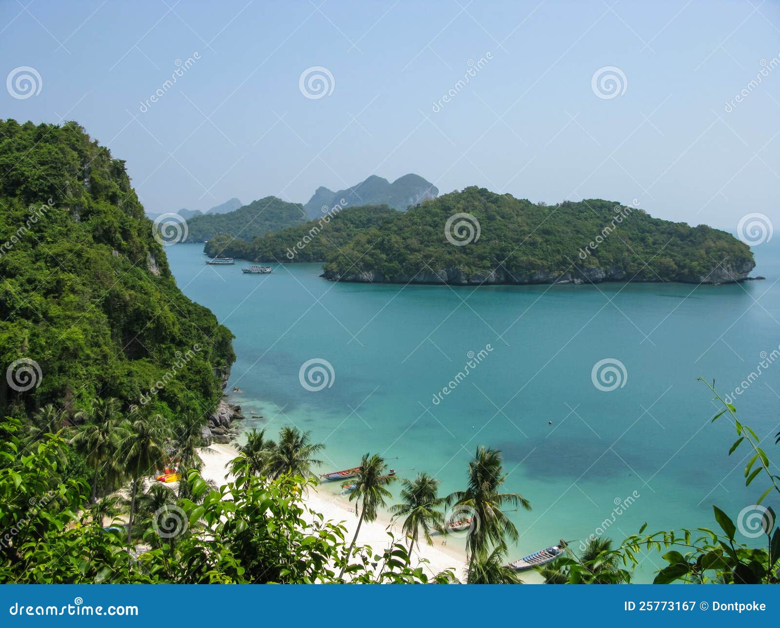 Mu Ko Ang Thong Marine National Park Stock Image - Image of beautiful ...