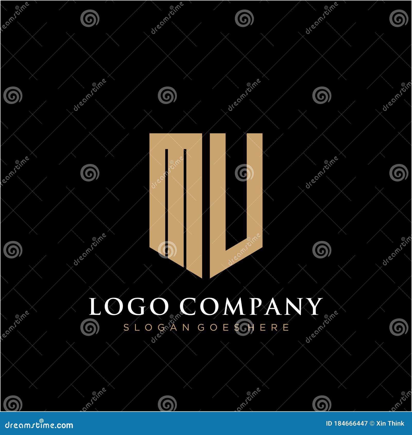 MU Letter Logo Icon Design Template Elements Stock Vector ...