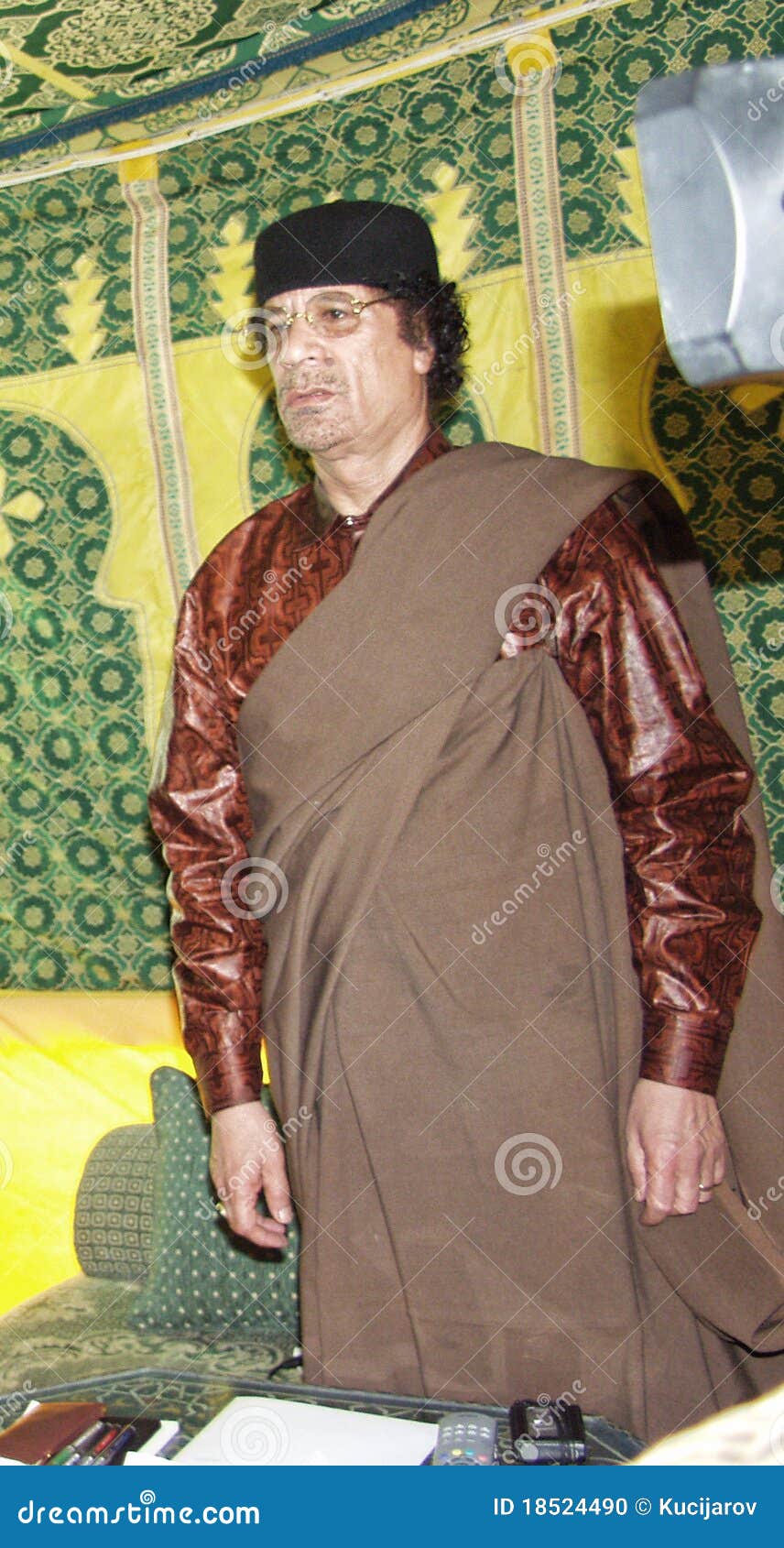 Muammar Al的gaddafi 编辑类图片. 图片 包括有 总统, 教长, 新闻, 回教国的国王, 战争 - 18524490