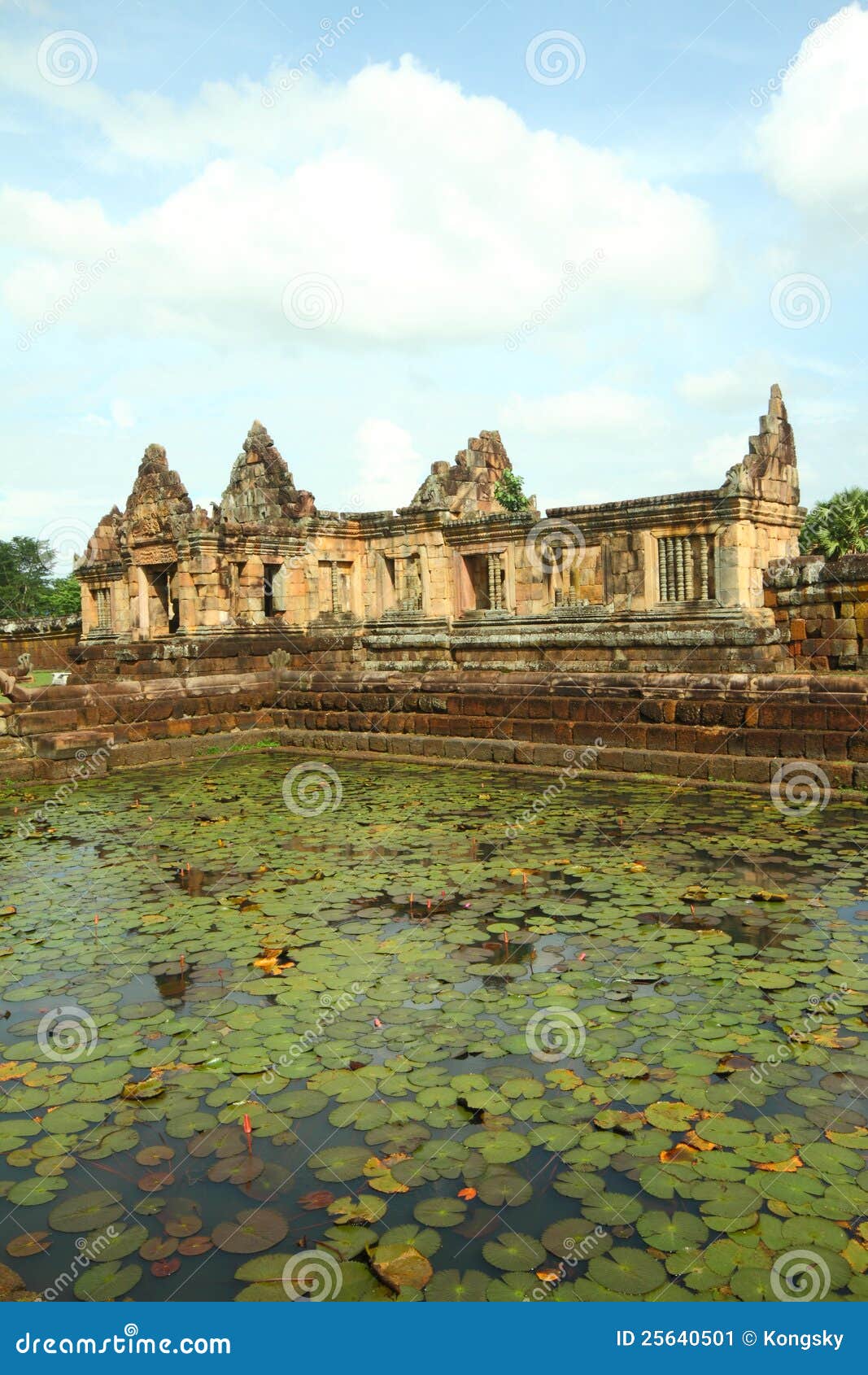 Muang Tam Castle stock image. Image of asia, building - 25640501