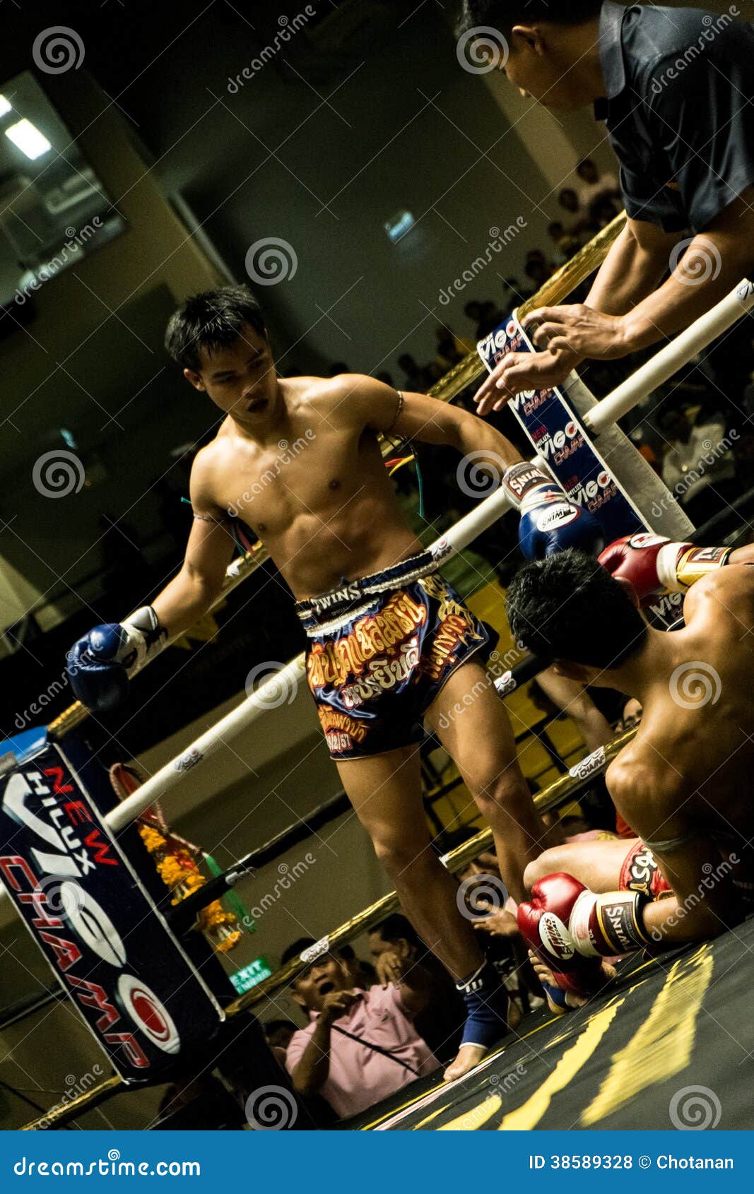Muay Thai fighter editorial stock photo. Image of fighting - 38589328