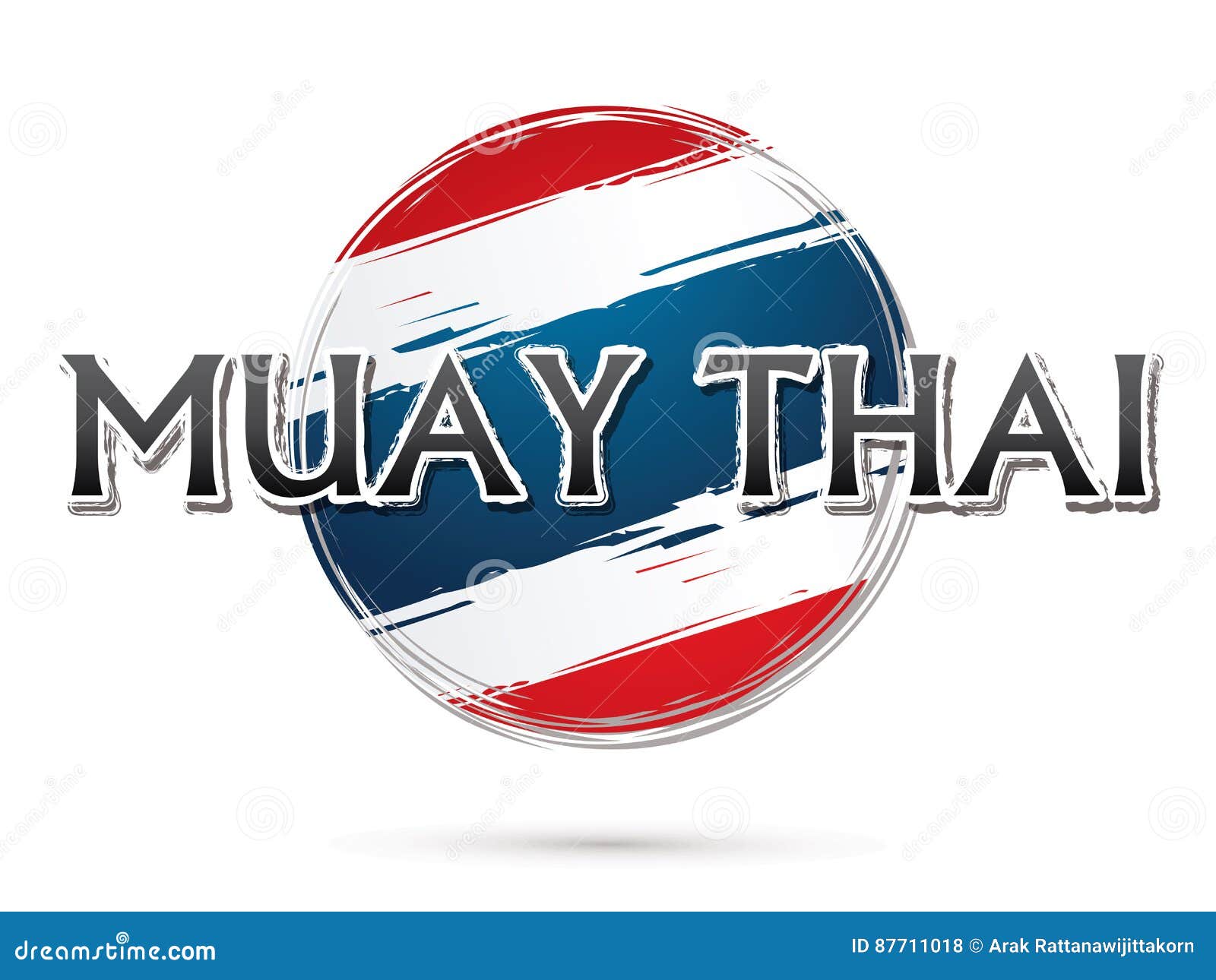 Muay Thai Font text stock vector. Illustration of line - 87711018