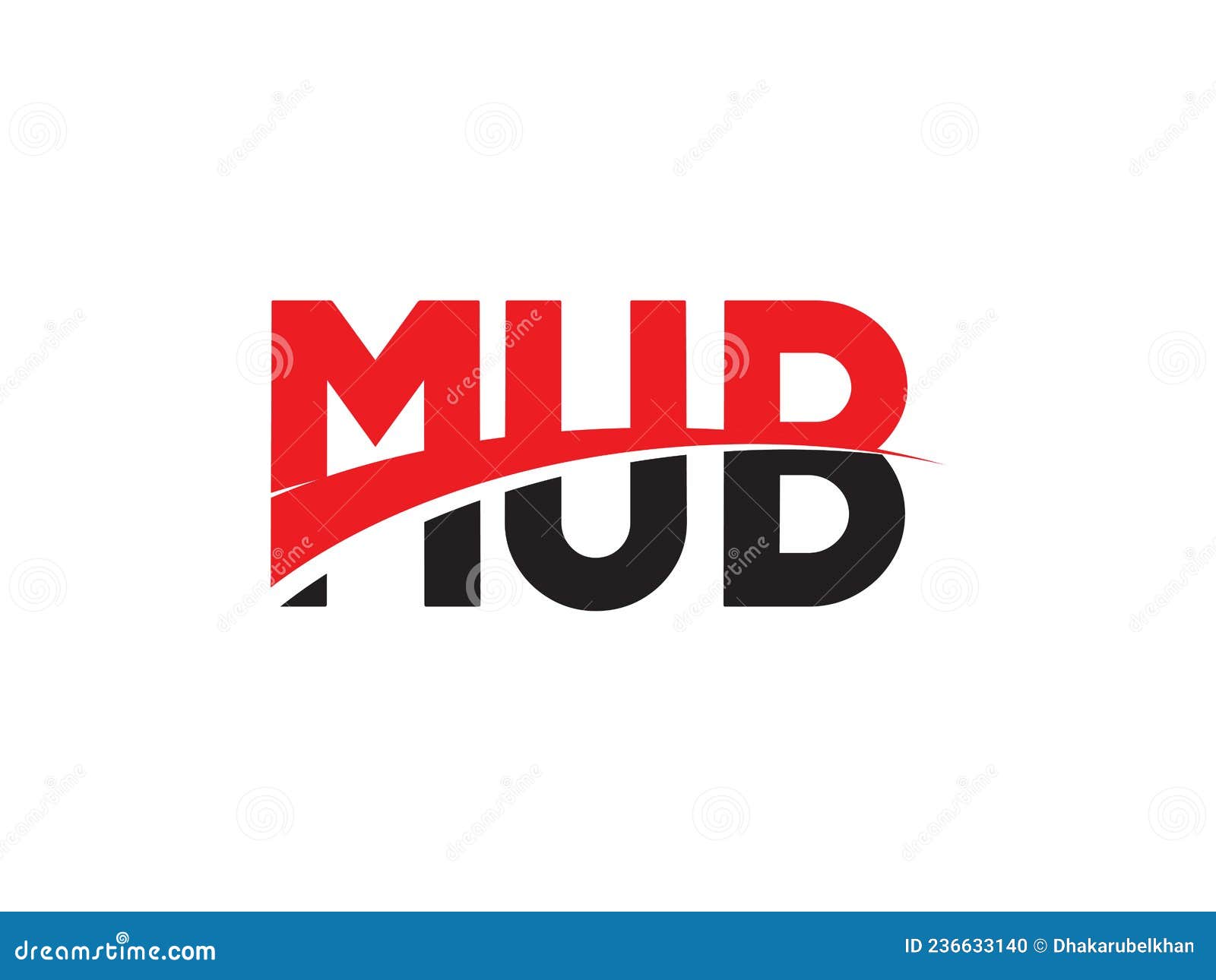 MUB Letter Initial Logo Design Vector Illustration Stock Vector ...