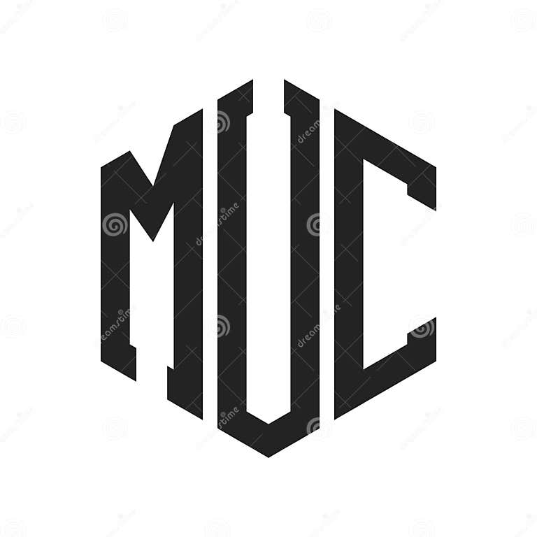 MUC Logo Design. Initial Letter MUC Monogram Logo Using Hexagon Shape ...