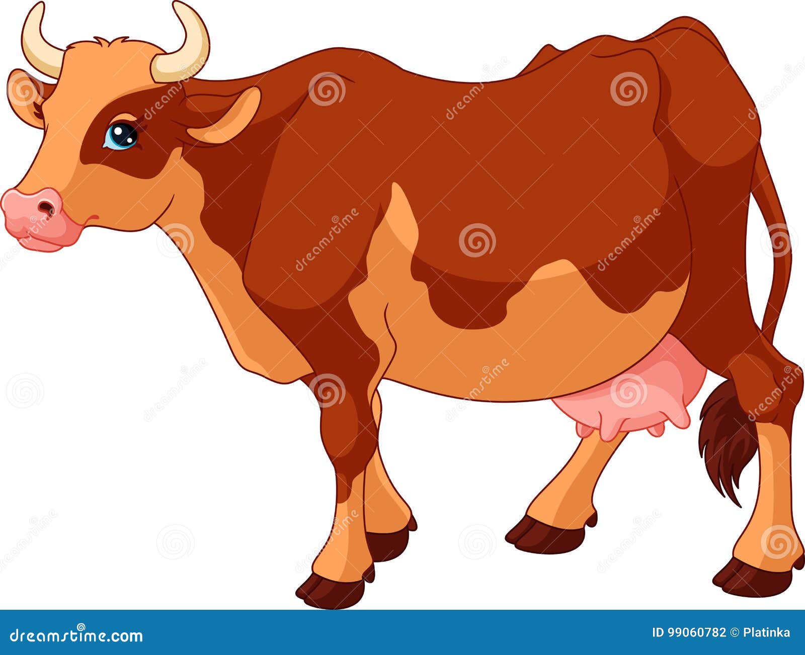 Mucca illustrazione vettoriale. Illustrazione di graffetta - 99060782