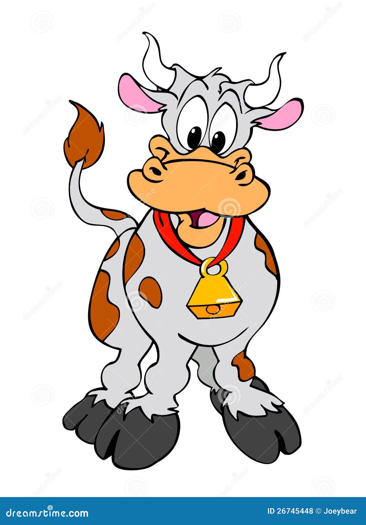 Mucca da latte illustrazione vettoriale. Illustrazione di podere - 26745448