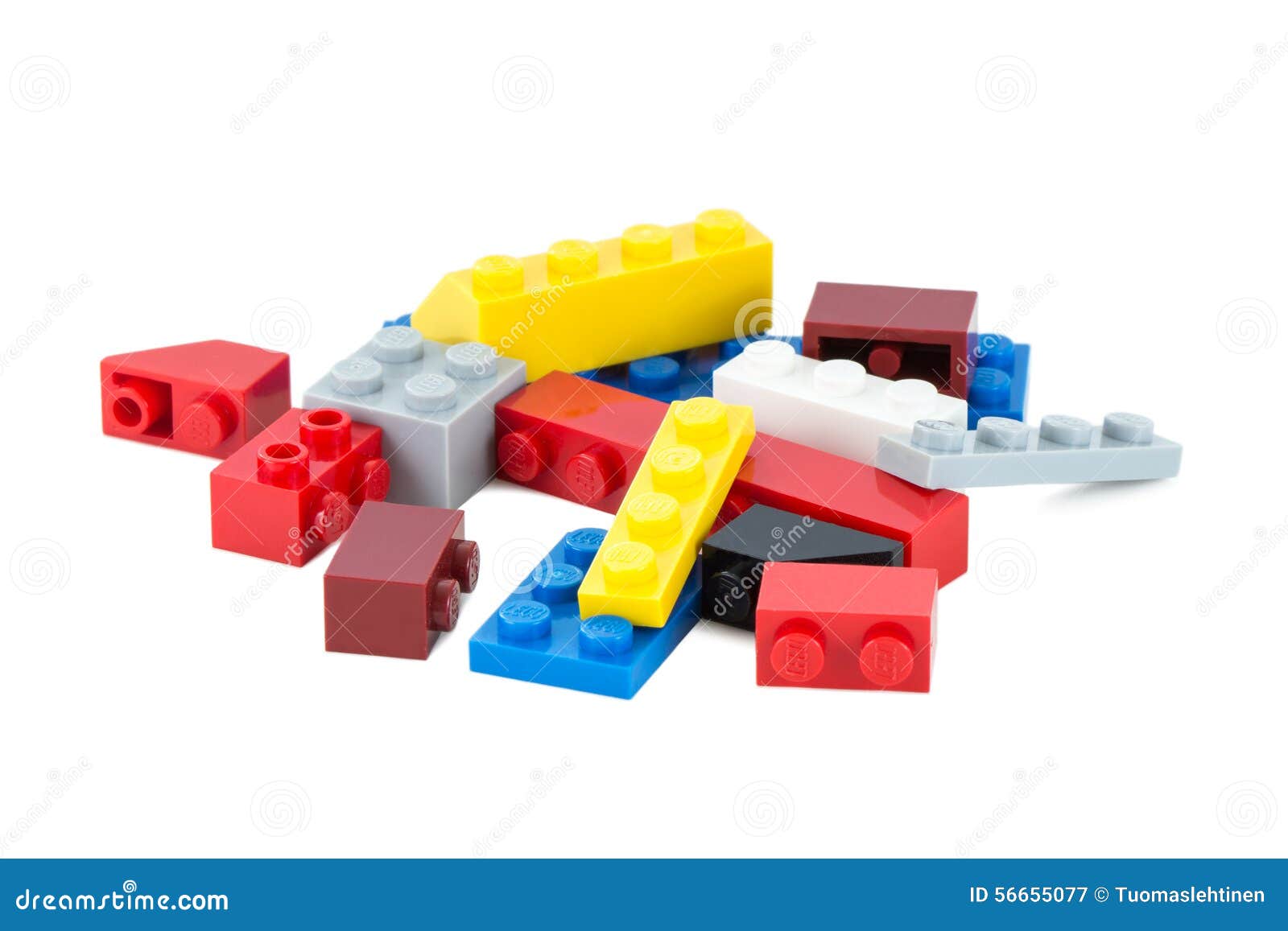 Mucchio Dei Pezzi Variopinti Di Lego Immagine Stock - Immagine di ...
