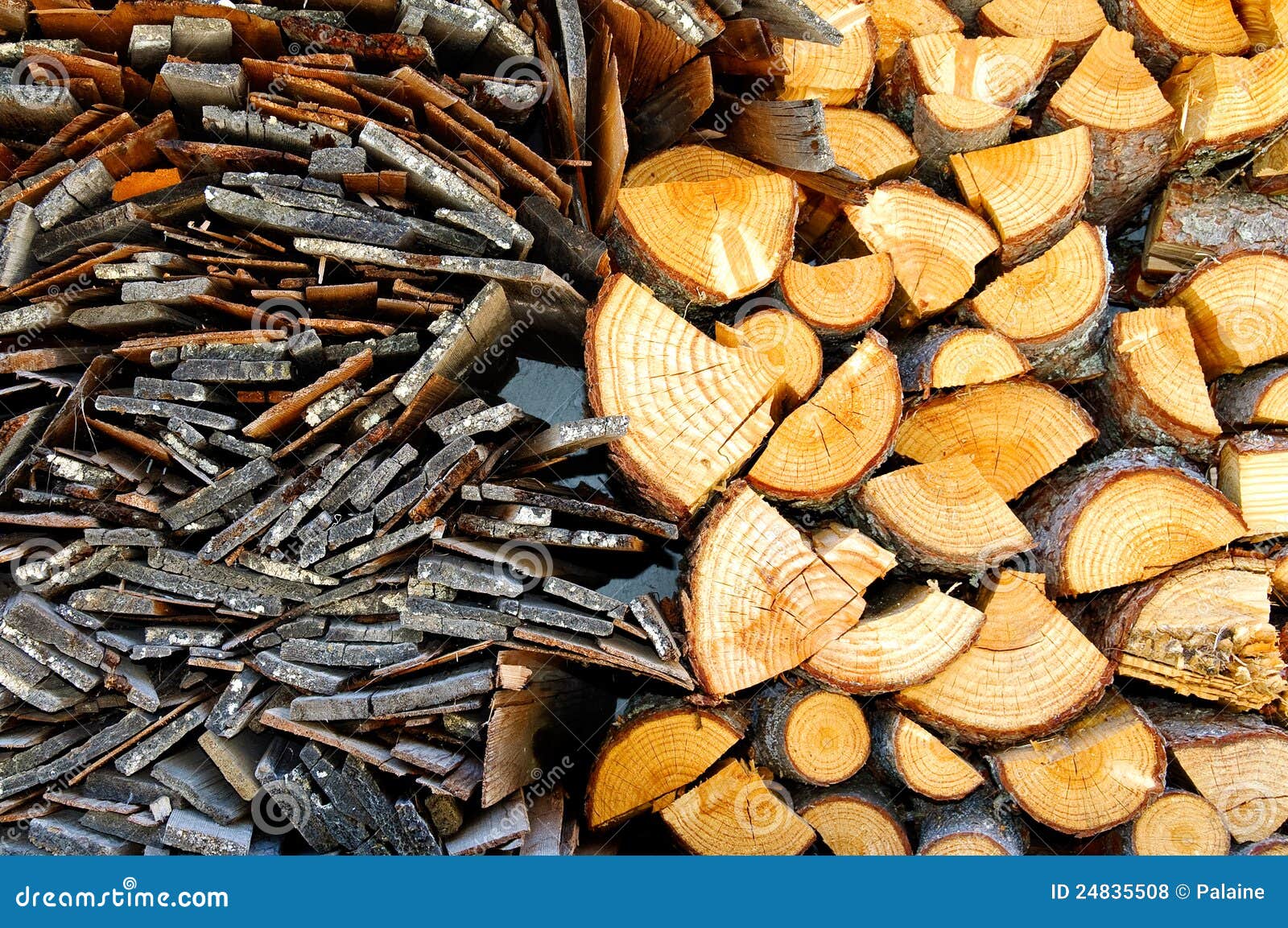 Mucchio di legno fotografia stock. Immagine di materiali - 24835508