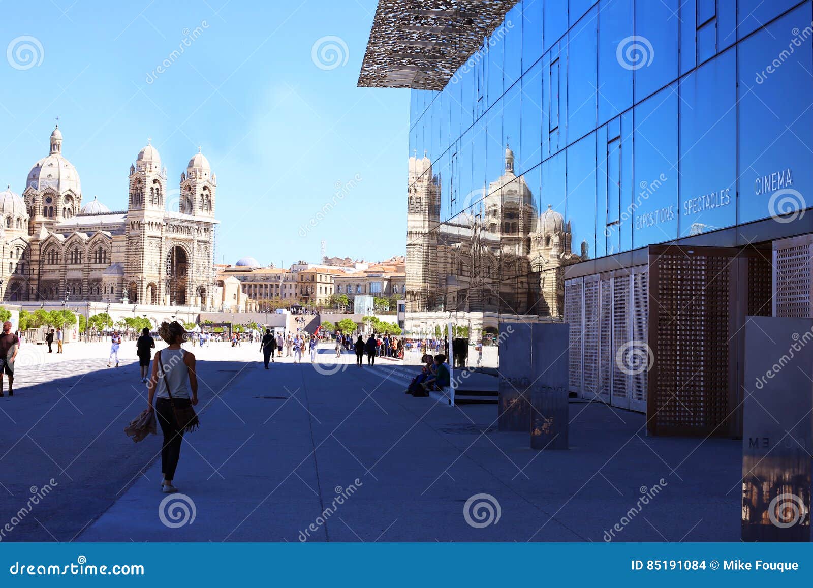Mucem museum in Marseille editorial stock image. Image of modern - 85191084
